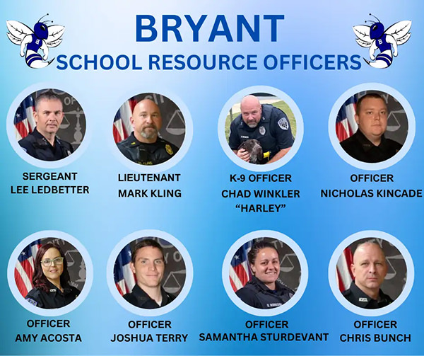 Divisions - Police Department | City of Bryant
